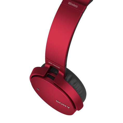 هدفون دارای میکروفن | هدفون بلوتوث | هدفون بی سیم سونی Sony MDR-XB650BT Red