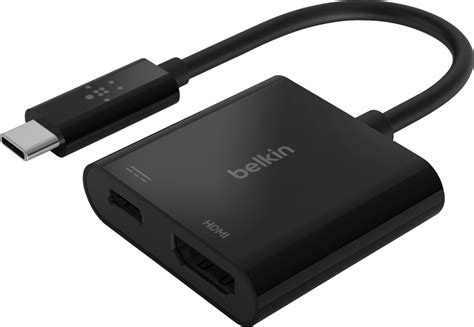 Customer Reviews: Belkin USB C to HDMI Adapter + USBC Charging Port, 4K ...