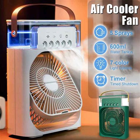 Mini air cooler-Mini dex fan Air Cooler Fan White colour - shop10bd