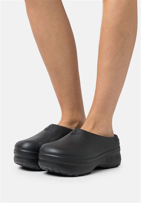 adidas Originals ADIFOM STAN SMITH MULE - Heeled mules - core black ...