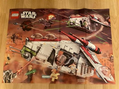 Velký plakát Lego 75021 Válečná loď republiky | Aukro