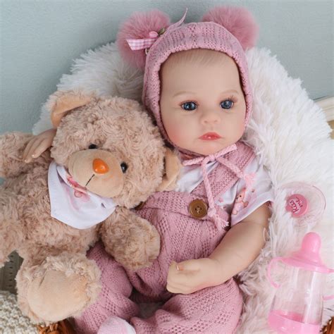 Кукла Реборн Анна силиконовая 45 см пупс Reborn QA Baby - купить с ...