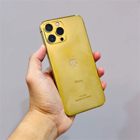 iPhone 13 Pro Max 512GB (GOLD GENIE) (24K GOLD PLATED + Sworovski ...