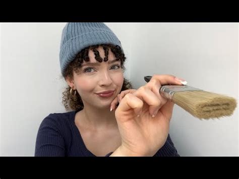 ASMR Drawing On You & Painting Your Face 🎨🖌️ Multiple Brushes with Soft & Realistic Layered Sounds