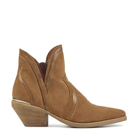 Via Vai 58144 Jil Split suède cowboylaarzen cognac | wehkamp