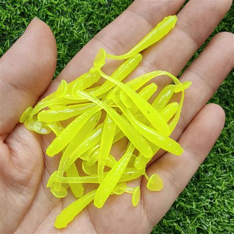 20 шт./партия, мягкая рыболовная приманка, 35 мм, 0,3 г | AliExpress