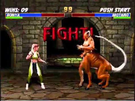 Mortal Kombat Trilogy (PlayStation) - Sonya part 2 - YouTube