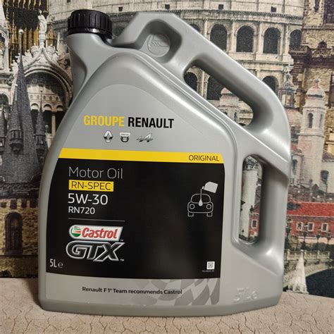 Renault — Castrol GTX RN-SPEC 5W-30 RN720 - Castrol - Форум oil-club.ru ...