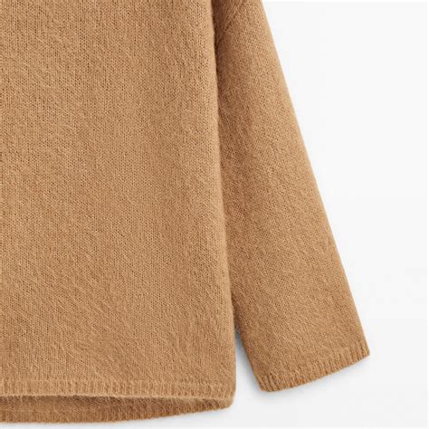 Свитер Massimo Dutti Cape, желтовато-коричневый – купить по выгодным ...
