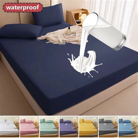 Водонепроницаемые чехлы на матрасы с эластичной резинкой | AliExpress