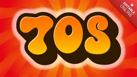 70s | Retro Font | Text Effect Generator