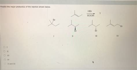 Solved Predict the major product(s) of the reaction shown | Chegg.com