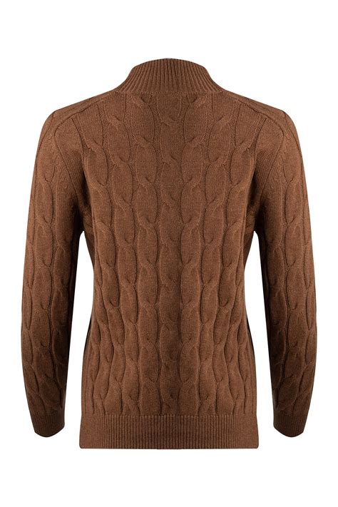 Джемпер женский ROSSINI KNITWEAR, цвет Коричневый, состав 70% шерсть 20 ...