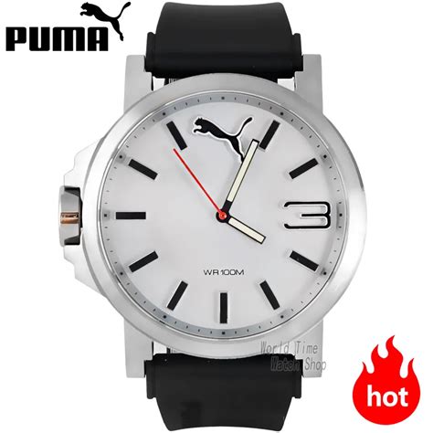 PUMA watch Men Modern Fashion sport watch women Rotating Series ...