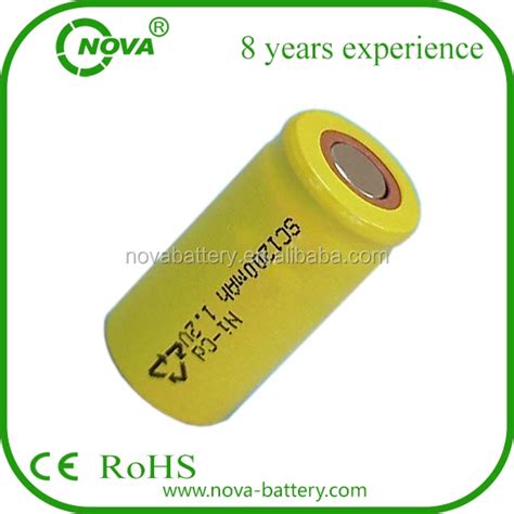 High Quality Ni-cd Sc 1200mah Rechargeable Battery 1.2v - Buy Sc 1.2v ...