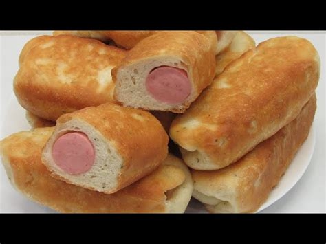 Сосиски в тесте на сковородке от Вкусный уголок