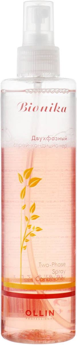 Двухфазный спрей-кондиционер для волос Ollin Professional Bionika Two ...