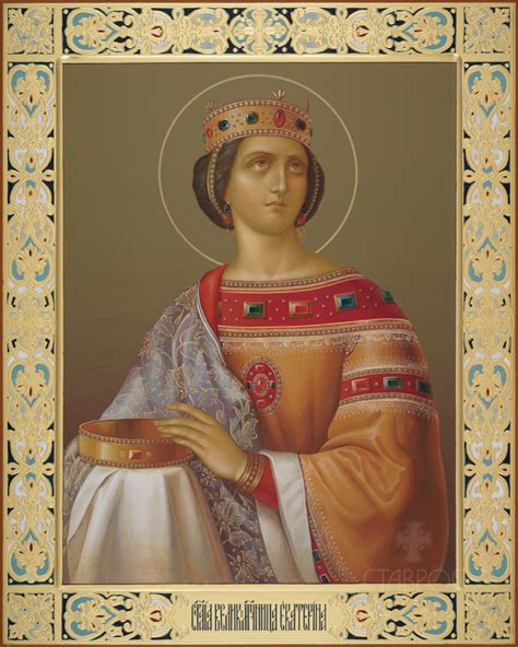 Икона "Святая великомученица Екатерина" - ICON-STAVROS.RU - Иконописная ...