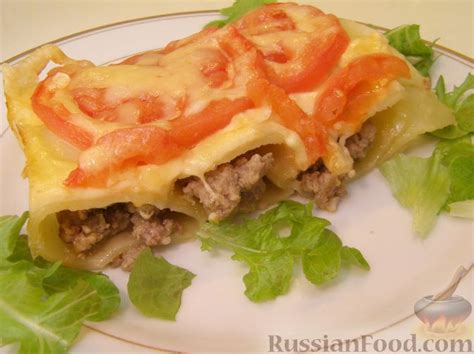 Каннеллони, рецепты на RussianFood.com: 58 рецептов каннеллони