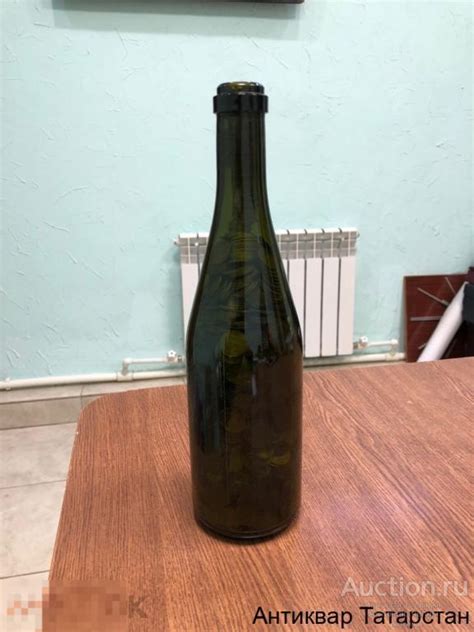 (26760) Бутылка из под советского шампанского с монетами 10 копеек СССР ...
