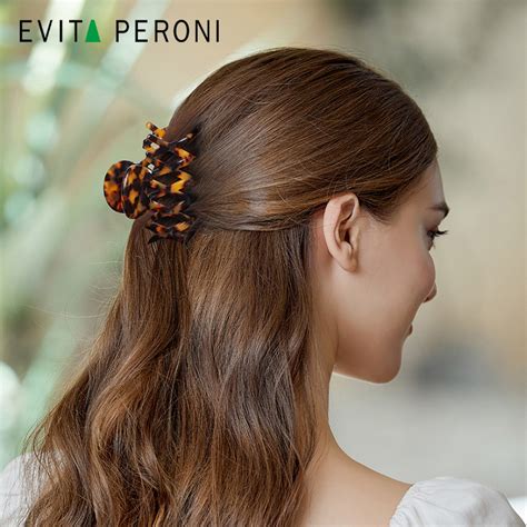 Янтарная заколка краб для волос купить в Москве Evita Peroni Y922SA027-397