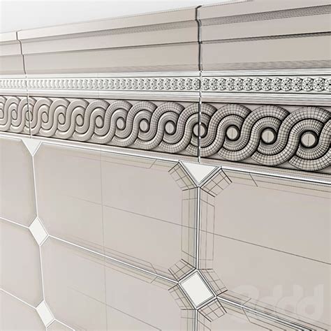 Плитка фабрики CERAMICHE GRAZIA - Декор для санузла - 3D Модель