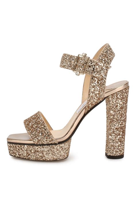 Женские золотые босоножки maie JIMMY CHOO купить в интернет-магазине ...