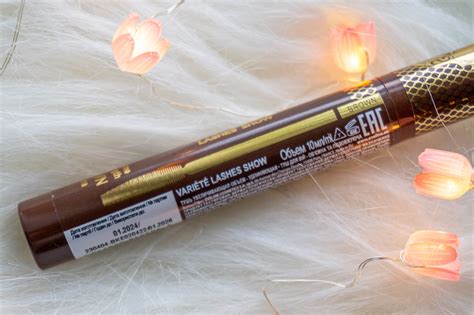 Осталась недовольна. Коричневая тушь Eveline Cosmetics Variete Lashes ...