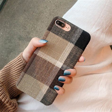 Striped Fabric Soft Cases - iPhone Cases For iphone X XS Max XR 6 6S 7 ...