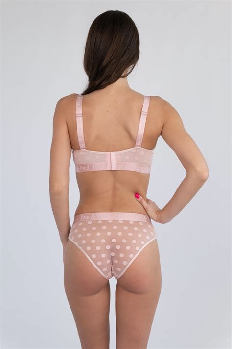 Трусы женские розовые ROSE&PETAL LINGERIE BONBON – parishop.ru
