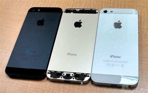 Сравнение корпуса «золотого» iPhone 5S с черным и белым iPhone 5 + все ...
