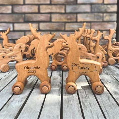 Деревянные игрушки каталки — Flora Wooden Toys