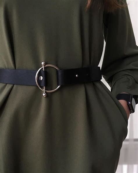 Трендовый пояс с кольцом-защелкой. пояс ремень belt accessoires details ...
