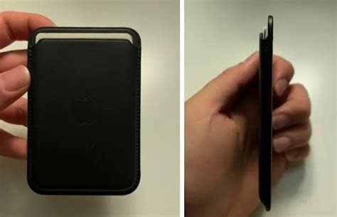 써도 괜찮을까? 애플 정품 맥세이프 가죽 카드지갑 사용기, Apple Magsafe Leather Wallet