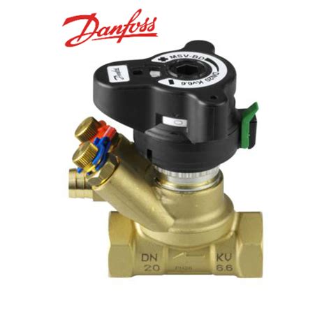 ᐉ Danfoss MSV-BD Клапан балансировочный ручной DN15 | Rp1/2" | Kvs 3 ...