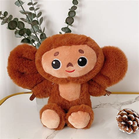 Обезьяна Чебурашка Плюшевые игрушки 25cm купить на OZON по низкой цене ...