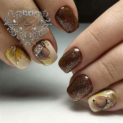 Маникюр Дизайн Идеи | Autumn nails, Stylish nails art, Cute nails