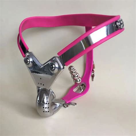 Male Chastity Belt Men's Stainless Steel Chastity Cage with Removable ...