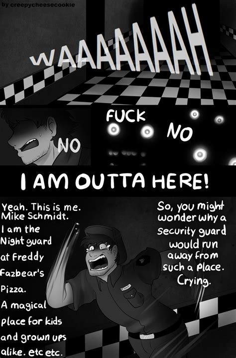FNaF the comic [Page 1] by CreepyCheeseCookie on DeviantArt