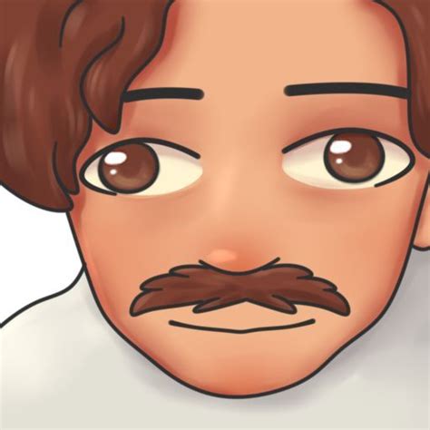 Стикер Эксайла с усами | Sticker for Exile with a mustache