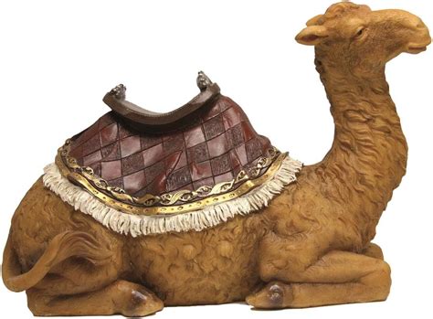 Dekop Krippenfigur Kamel liegend, mittel Höhe ca. 11,5cm passend für 14 ...