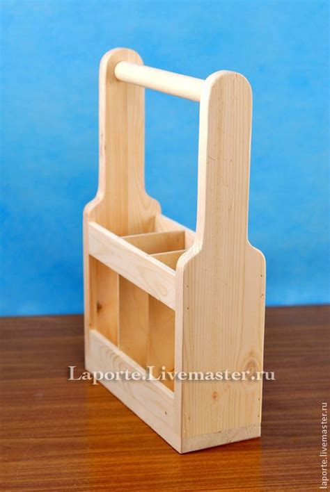 Деревянный ящик для пива, 3 бутылки в интернет-магазине Ярмарка ...