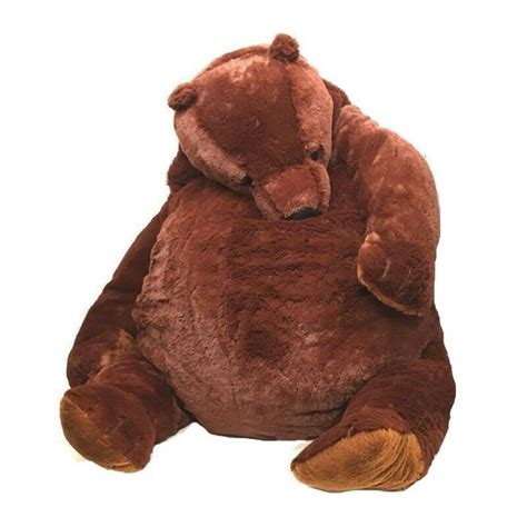 100cm Giant Simulation DJUNGELSKOG Ikea Plush Teddy Bear Stuffed Animal ...