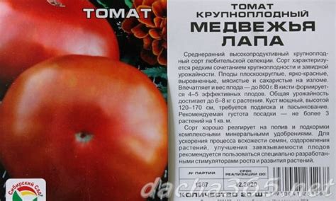 Крупноплодные сорта томатов для теплиц Подмосковья, Сибири, Урала ...