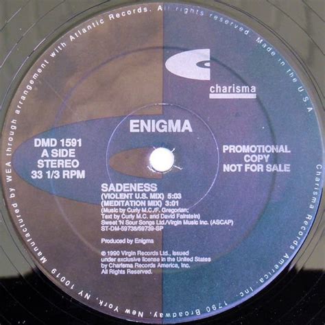 Enigma - Sadeness (1990, Vinyl) | Discogs