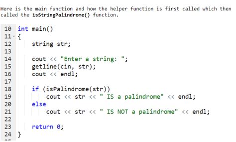 Solved A palindrome is a string that reads the same forward | Chegg.com