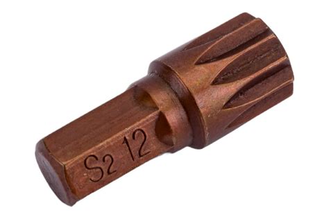 Бита 12-лучевая SPLINE M12, 30 мм, 5/16 F-1563012 Premium Forsage 50297 ...