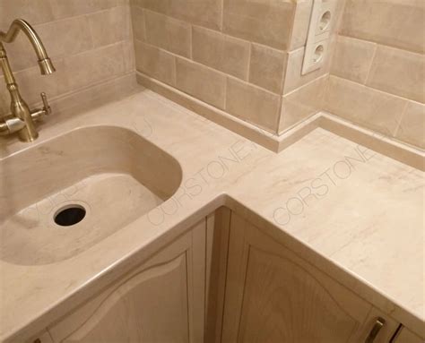 Угловая столешница из искусственного камня Hanex Cubic C-002 Cubic ...