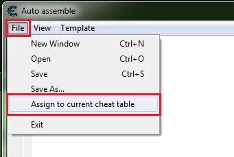 Add Script To Table - Cheat Engine