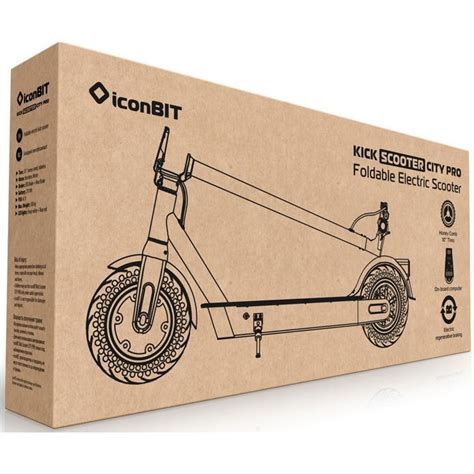 iconBIT Kick Scooter City Pro (черный) купить + отзывы и характеристики ...